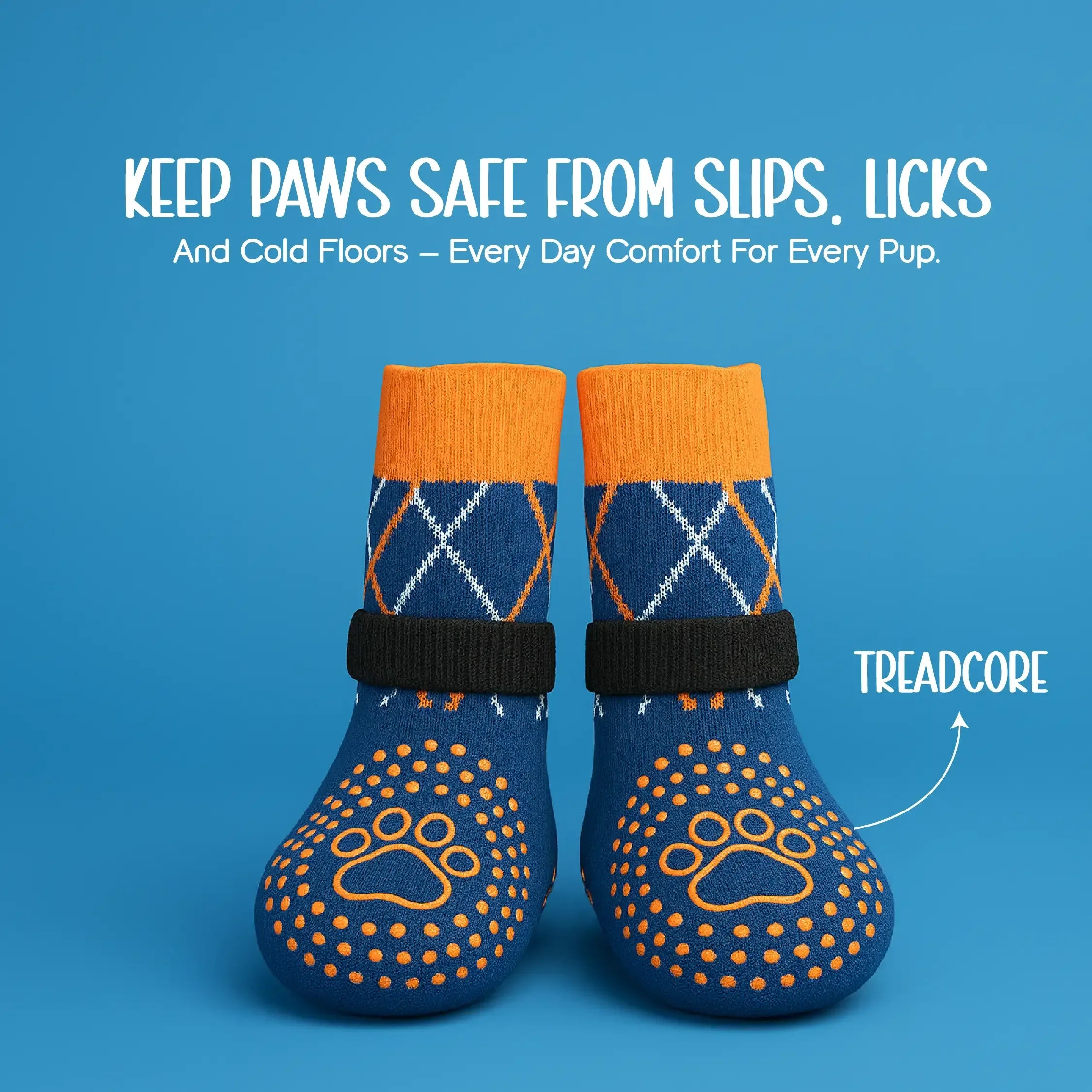Shop TreadCore Pet Socks | Anti-Slip Paw Protection – Tilting Heads